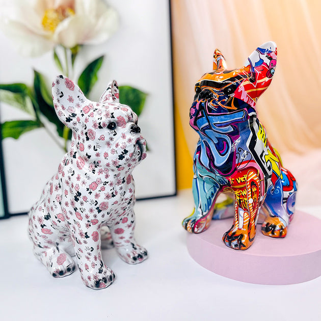 Ceramic French Bulldog Statue - Frenchie Complex